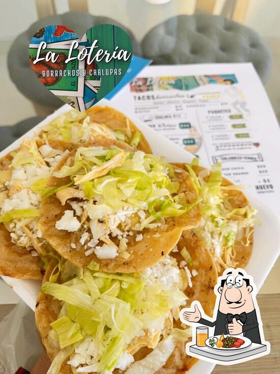 Menu at La Lotería Pachuca restaurant, Pachuca