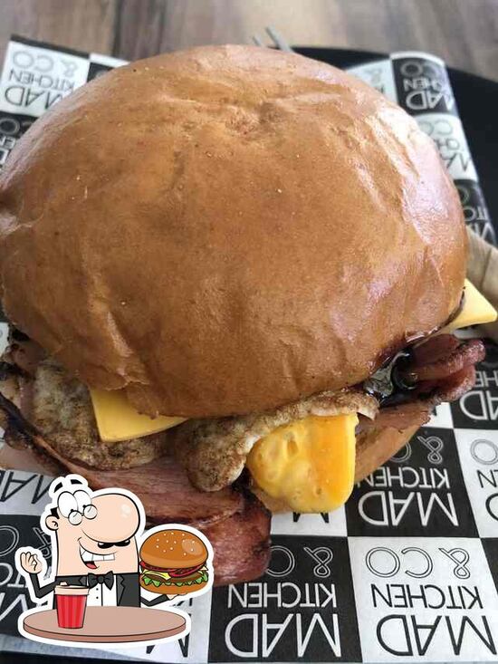 Menu at Mad Kitchen & Co cafe, Bowen Hills
