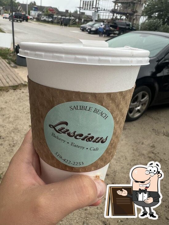 Carta de Luscious Bakery Eatery Cafe Inc., Sauble Beach, 103 2nd Ave N