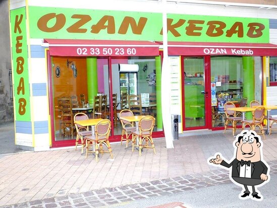 Menu at Ozan Kebab restaurant, Granville