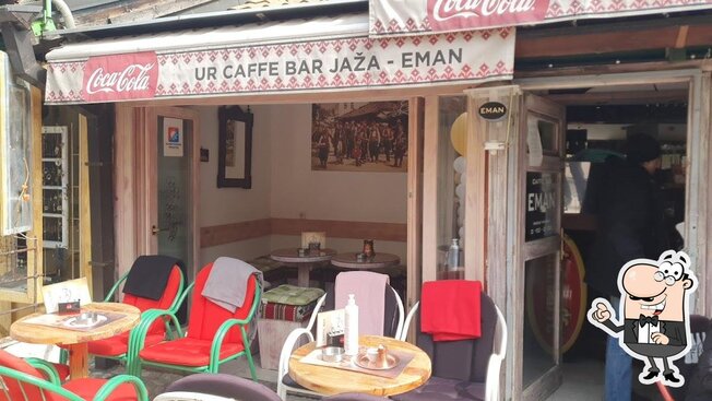 Menu au EMAN café, Sarajevo