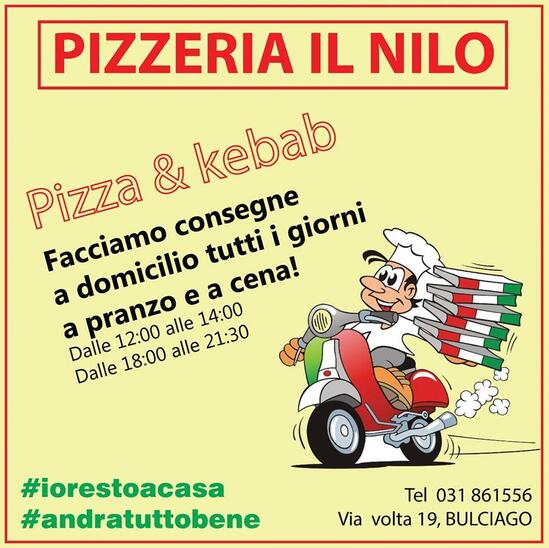 Menu da Il Nilo pizzeria, Bulciago