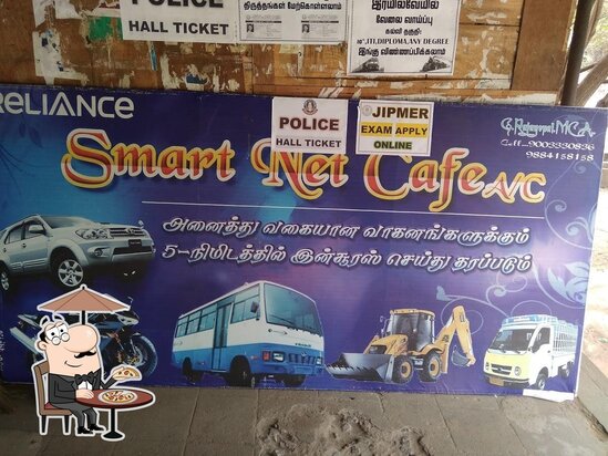 Menu at SMART NET CAFE, Marakkanam