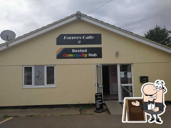 Menu at The Boxted Community Hub cafe, Colchester