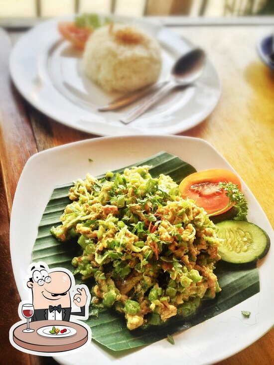 Menu at Adi Warung restaurant, Ubud