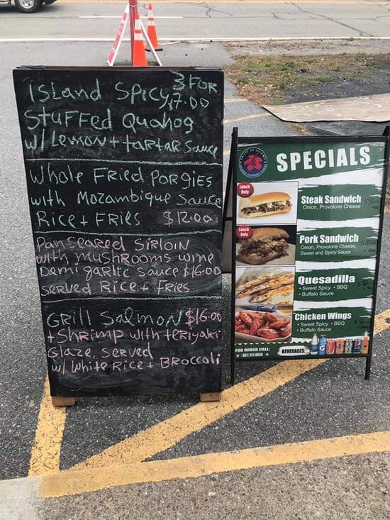 Taste of Island, 2777 RI-114 in East Providence - Restaurant menu and ...