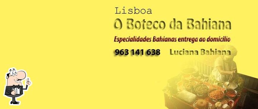 Menu at O Boteco da Bahiana, Lisbon