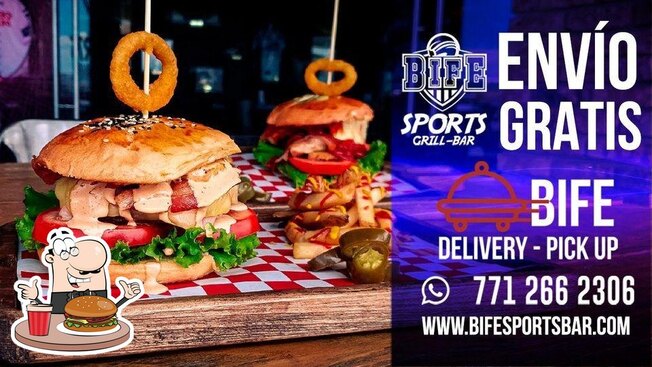 BIFE SPORTS GRILL AND BAR, Pachuca - Restaurant menu and reviews