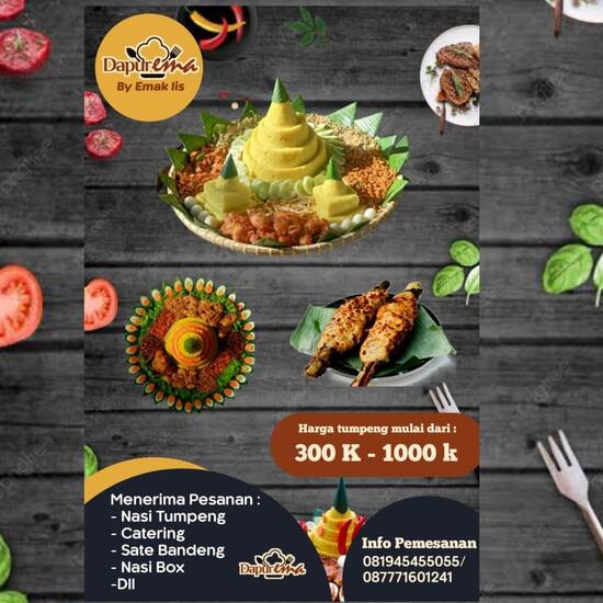 Menu at Dapur Ema Iis restaurant, Serang