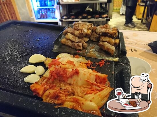 Menu at Hanam Pig restaurant, Seoul, 12 Myeongdong 9ga-gil