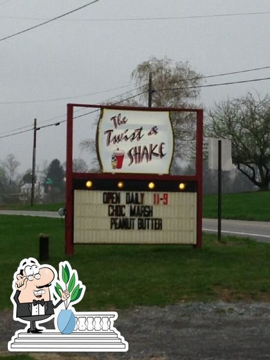 Menu at Twist & Shake restaurant, Hustontown