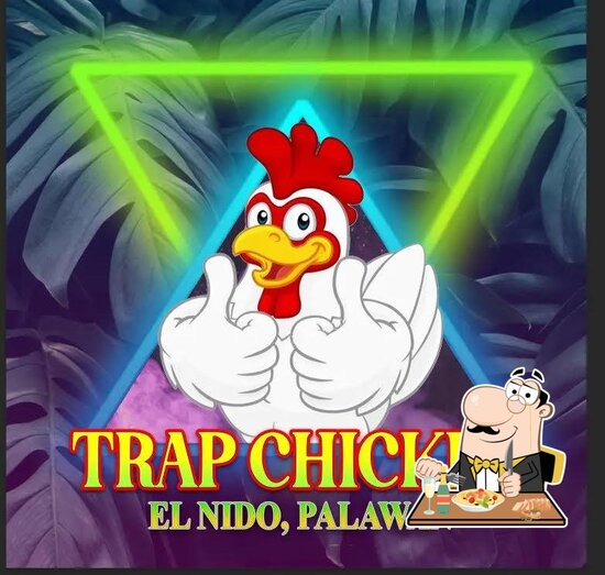 Trap Chicken El nido Roasted chicken / Letchon manok and fried chicken ...