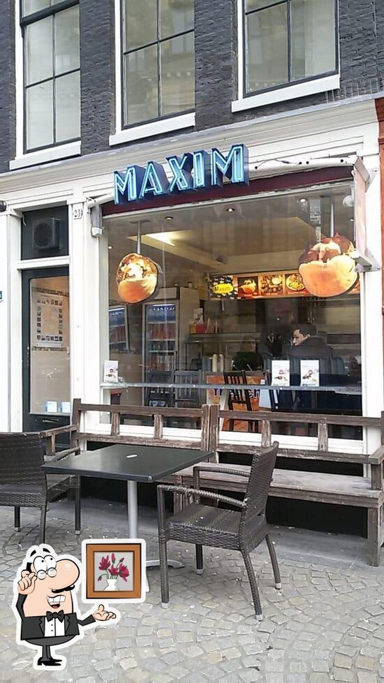 Speisekarte von Maxim, Amsterdam