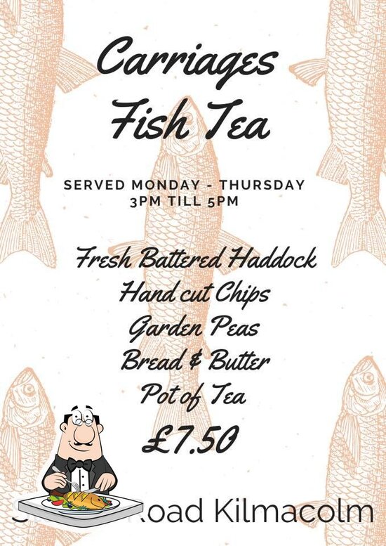 Menu at Carriages pub & bar, Kilmacolm