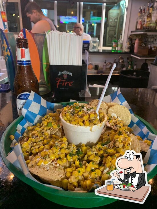 Menu at Salty Dolphin Bar, Corpus Christi