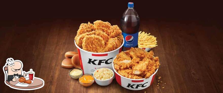 Menu at K F C restaurant, Sharjah, University City Rd