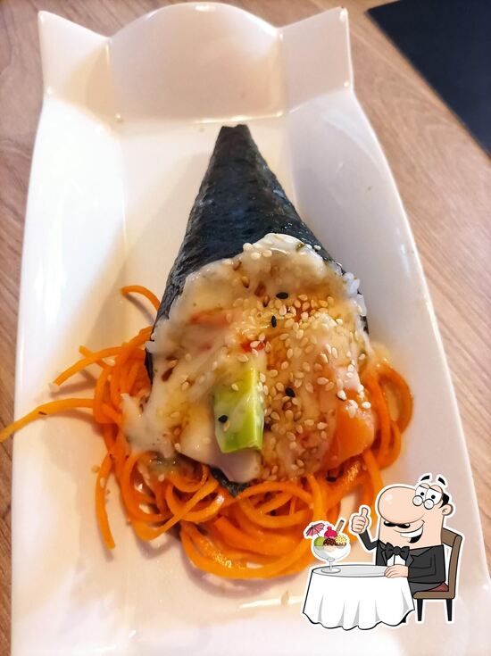 Menu at Temaki Sushi restaurant, Colombia
