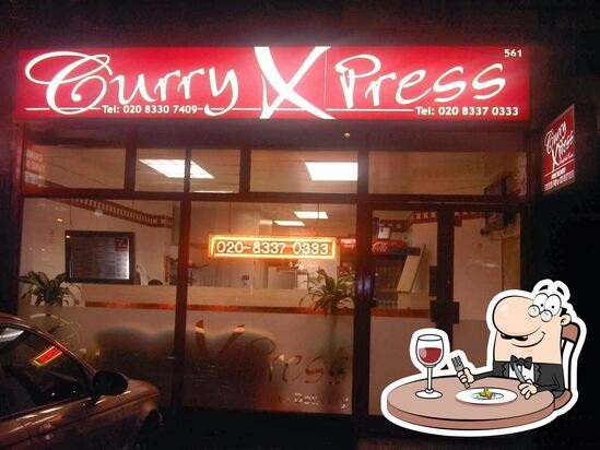 Menu at Curry Xpress, Sutton, 561 London Rd