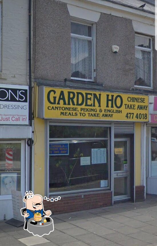 Menu at Garden Ho fast food, Gateshead