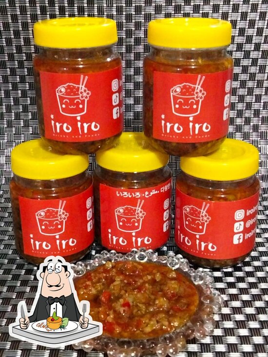 Menu at Iro Iro Foods restaurant, Jakarta