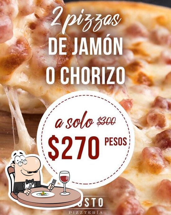 Menu at MOSTO PIZZTERIA restaurant, Guadalajara