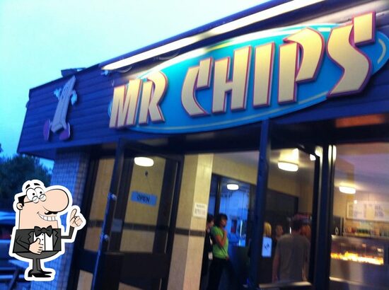 Menu at Mr Chips fast food, Inverness