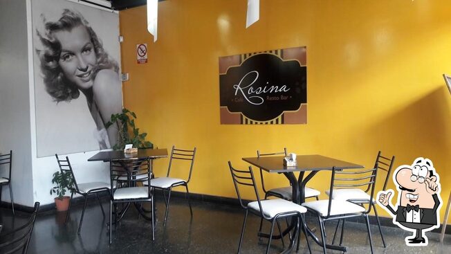 Menu at Rosina Café, Argentina