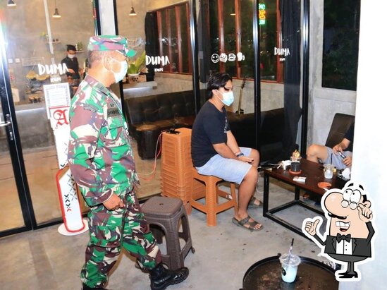 Menu at DUMA Coffee cafe, Palangkaraya