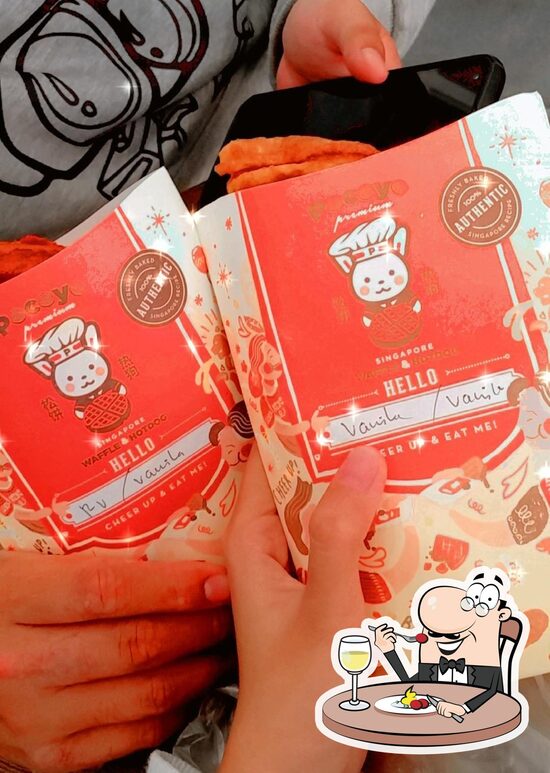 Menu at Pocoyo Waffle restaurant, Banjarmasin