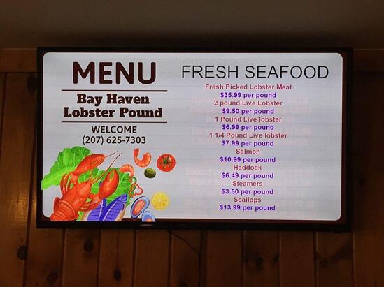 Bay Haven Lobster Pound in Cornish - Restaurant menu and reviews