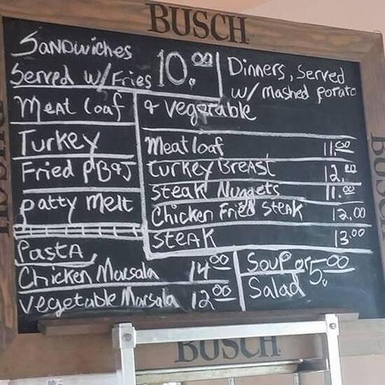Menu at End Of The Bay Cafe, Toledo, 235 South Mainstreet