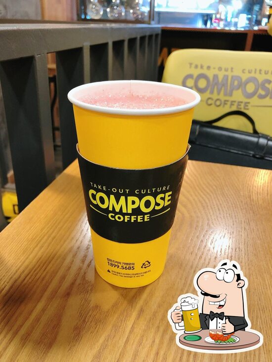 Menu at COMPOSE COFFEE cafe, Seoul, 127-1 Jong-ro