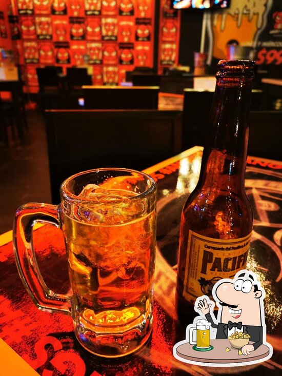Menu at Angry Pigs restaurant, Tepic, Av. de la Cultura 185