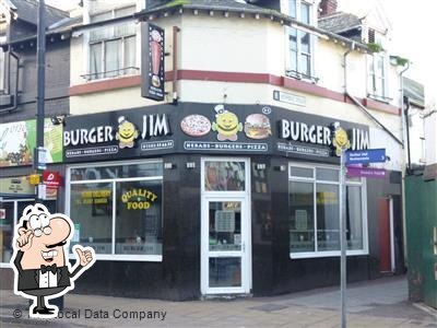 Menu at Burger Jim fast food, Doncaster