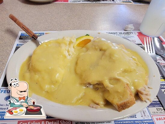 Menu at Freeland Diner restaurant, Freeland