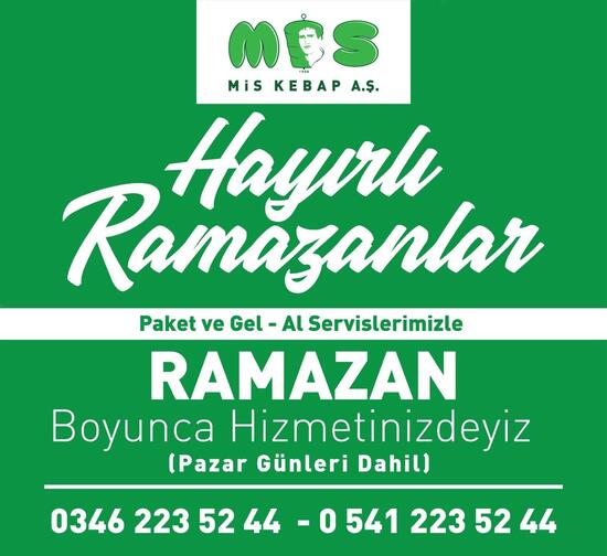 Menu at Mis Kebab, Sivas, Atölye Camii Sk No:3/E