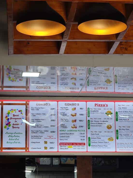 Menu at Hungry Point Nahan, Nahan