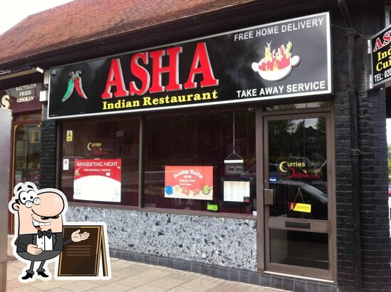 Menu at Asha Tandoori restaurant, Bromley, 68 Station Approach