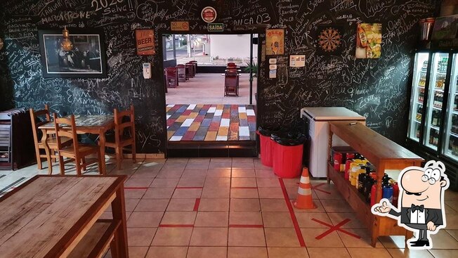 Menu at Tablado Bar, Coxim