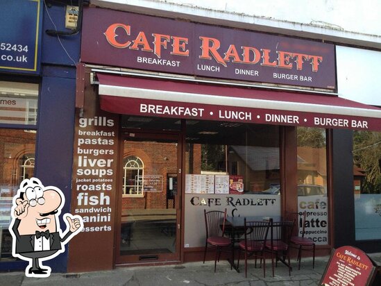 Menu at Cafe Radlett., Radlett