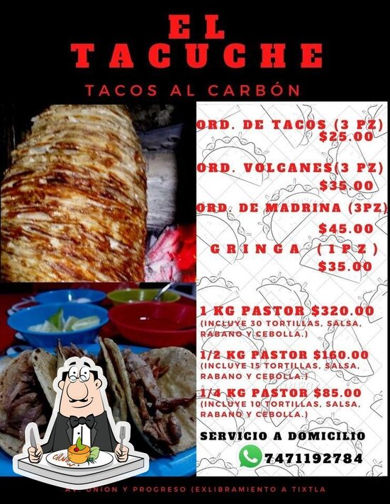 El Tacuche Tacos al carbón, Chilpancingo de los Bravo - Menú del ...
