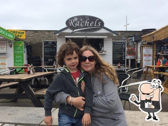 Menu at Rachel's cafe, West Bay