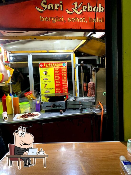 Menu at Sari Kebab, South Jakarta, Jl. Wr. Jati Timur Raya No.33