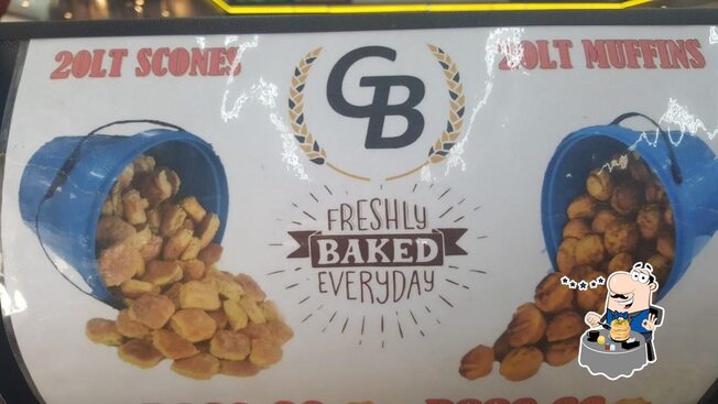 Menu at GB Eloff Bakery, Johannesburg
