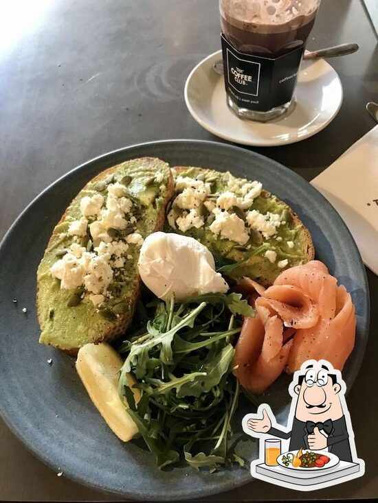 Menu at The Coffee Club Café, East Perth, 226 Adelaide Terrace