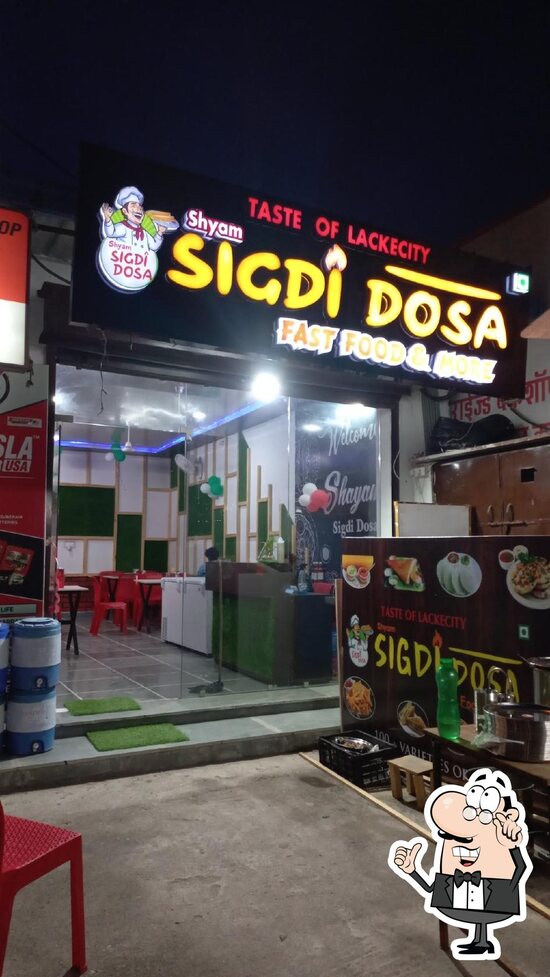 Menu at sigdi dosa udaipur, Udaipur
