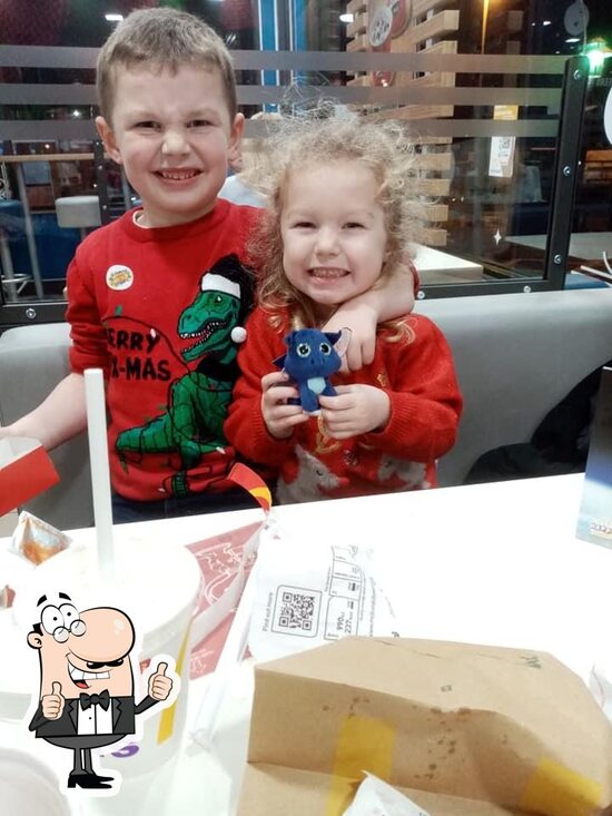 Menu at McDonald's restaurant, Peterhead