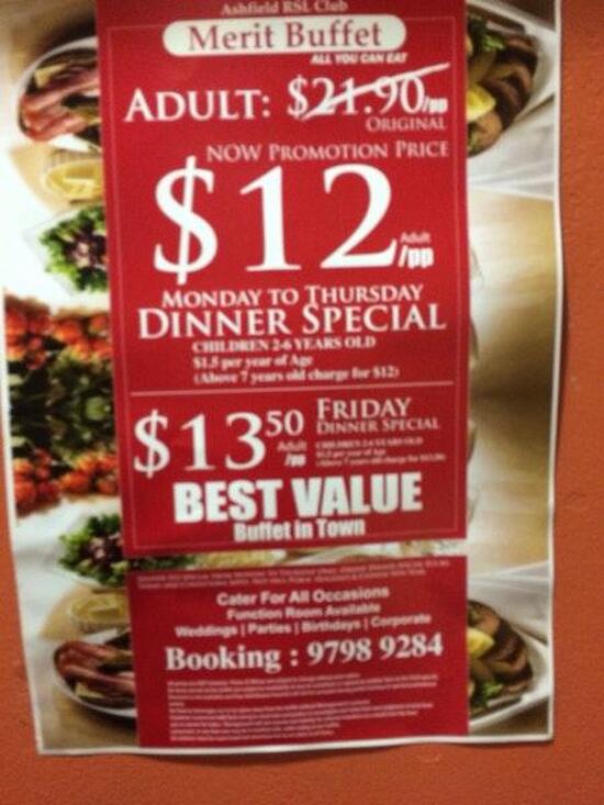 Menu at BUFFET 88 restaurant, Ashfield, 374 Liverpool Rd