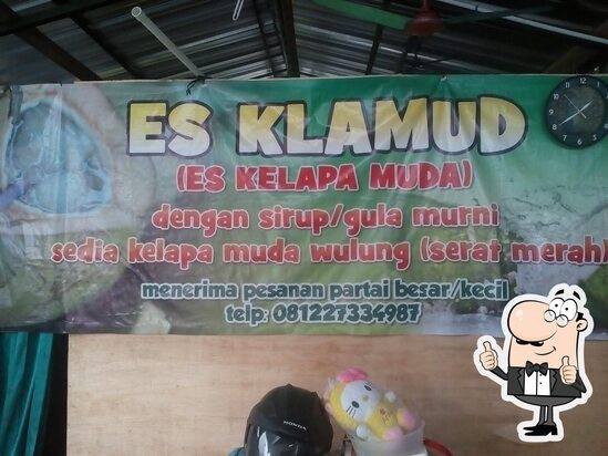 Menu at Warung Es Kelapa Muda Pak Dayat restaurant, Yogyakarta