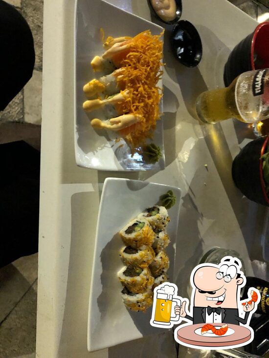 Menu at Sushi Rehavia restaurant, Jerusalem, Rabbi Akiva St 6